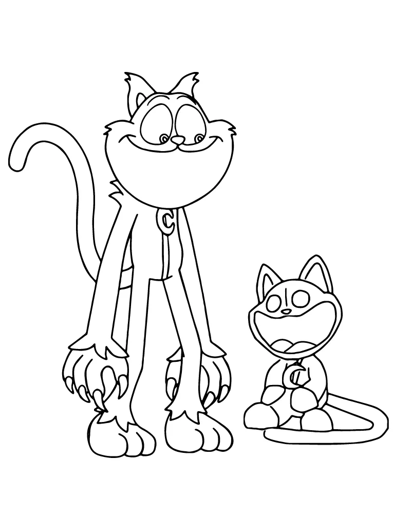 CatNap Coloring Page