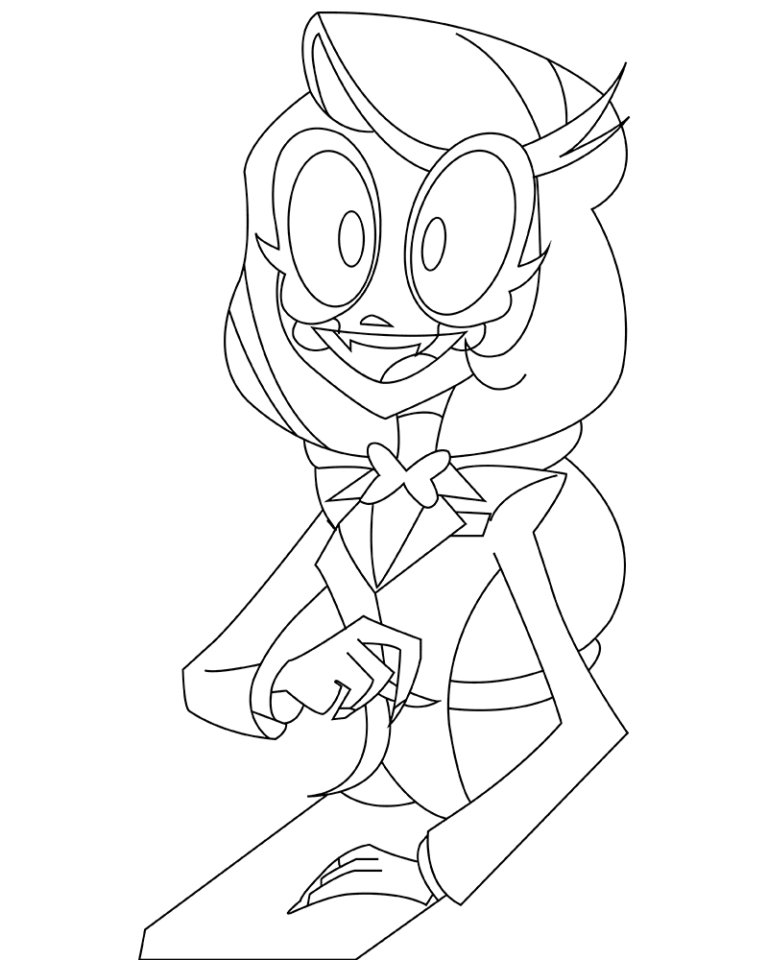Hazbin Hotel Through Coloring Pages