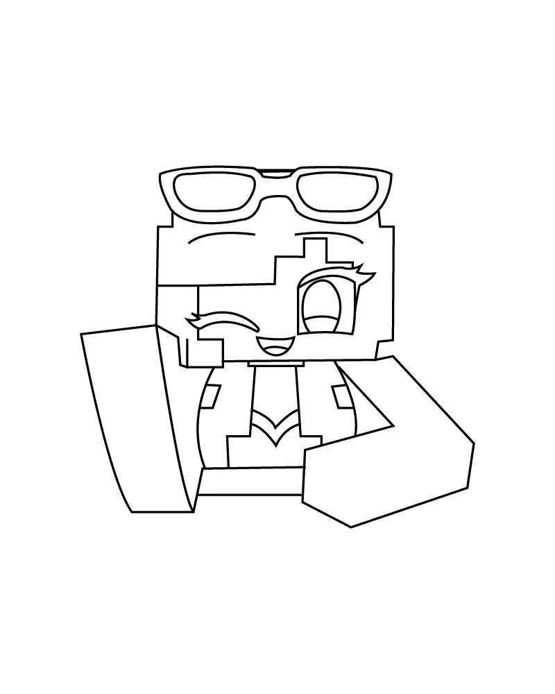 Aphmau Coloring Page