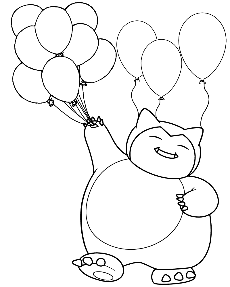 Cute Pokemon Coloring Page