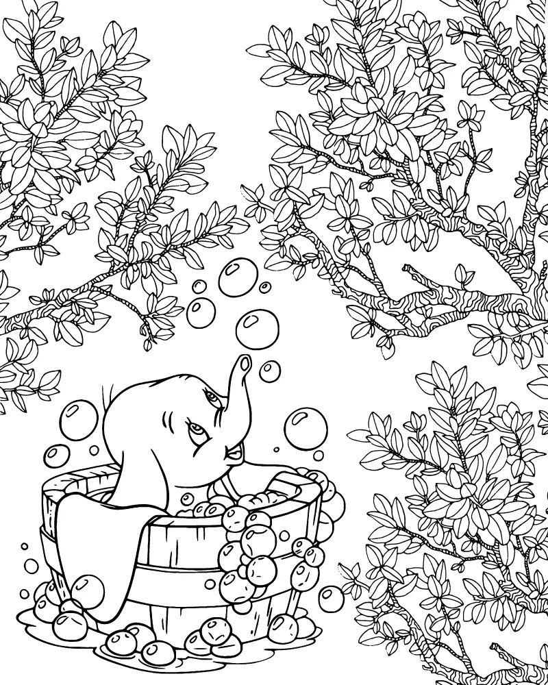 Disney for Adults Coloring Page