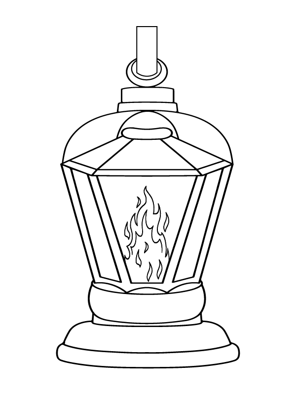 Easy Christmas Lantern Printable