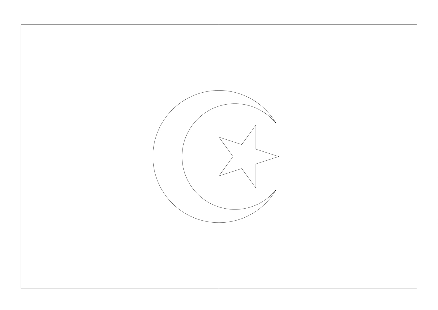 Flag Coloring Page