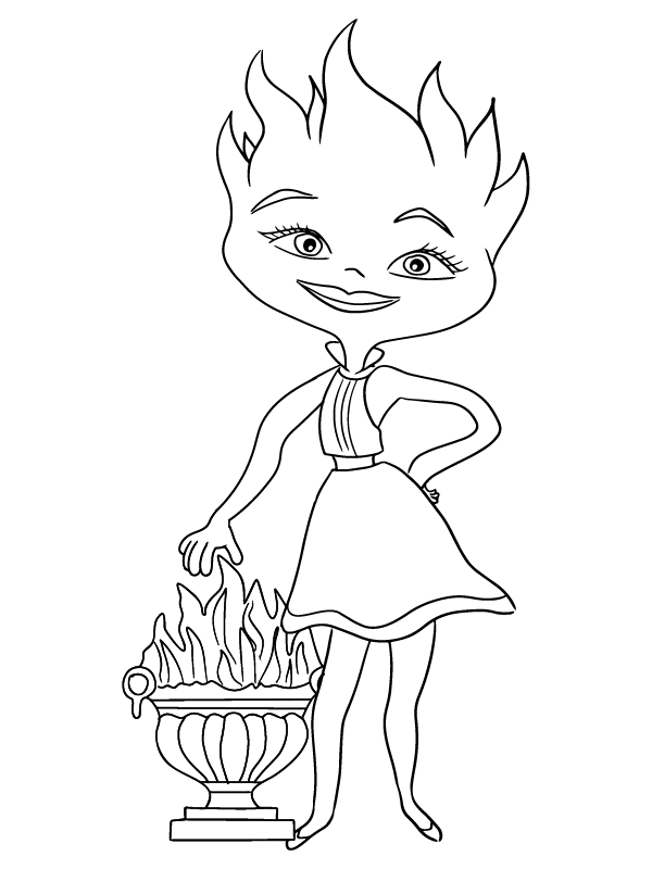 Free Coloring Ember