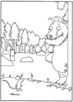 The Gruffalo Story with Coloring Pages
