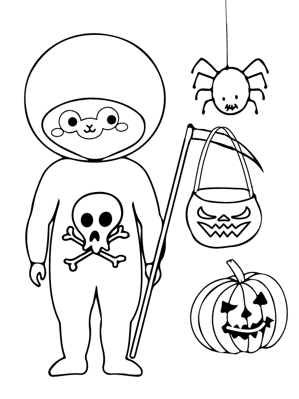Halloween Coloring Pages Preschool