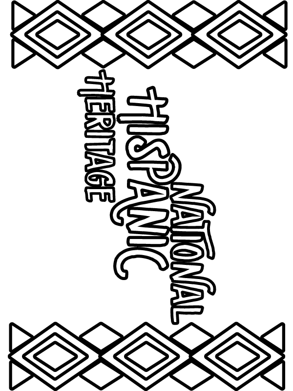 Hispanic Heritage Month Coloring Page