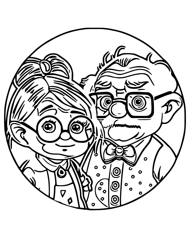 Grandma Coloring Page