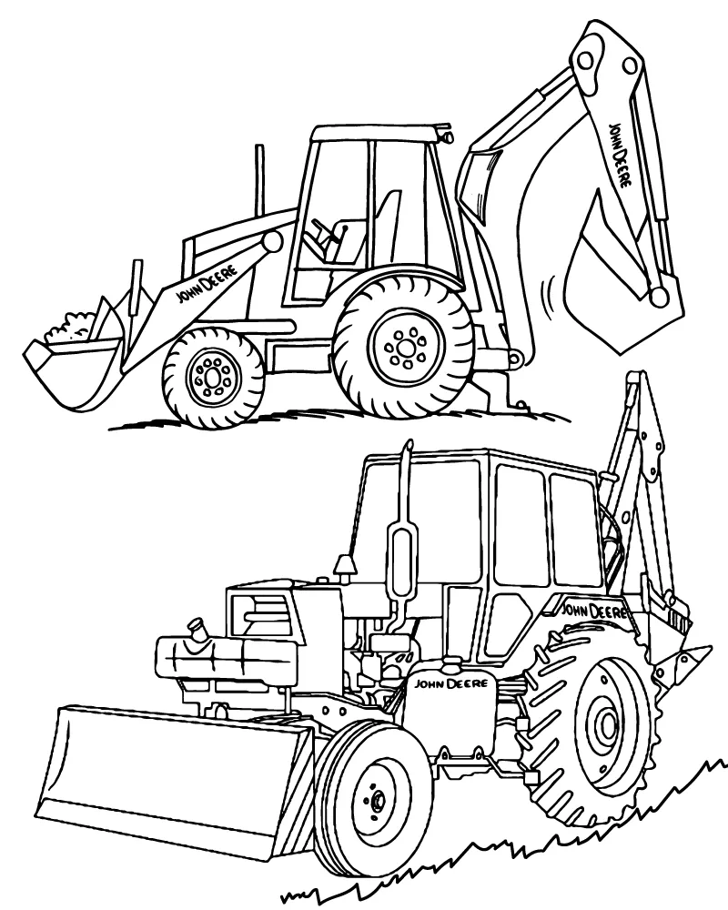 John Deere Coloring Page