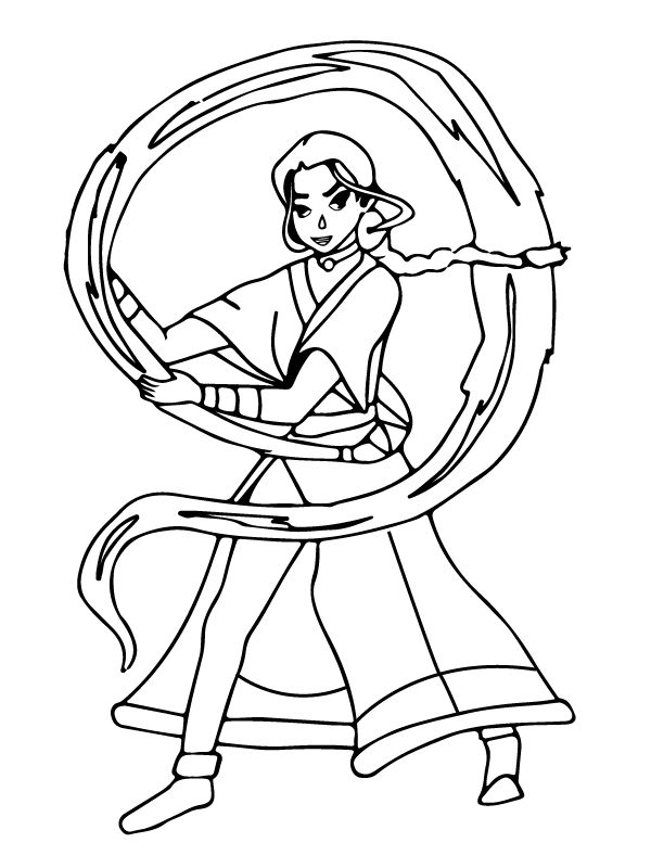 Sokka The Legend of Korra Coloring Page - Free Printable Coloring Pages ...