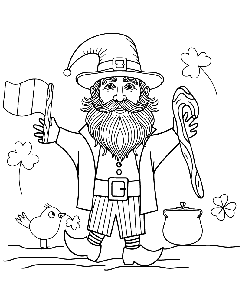 Saint Patrick's Day Coloring Page