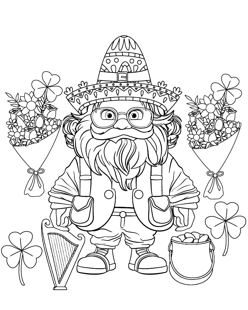 Saint Patrick's Day Coloring Page