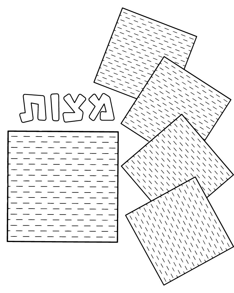 Passover Coloring Page