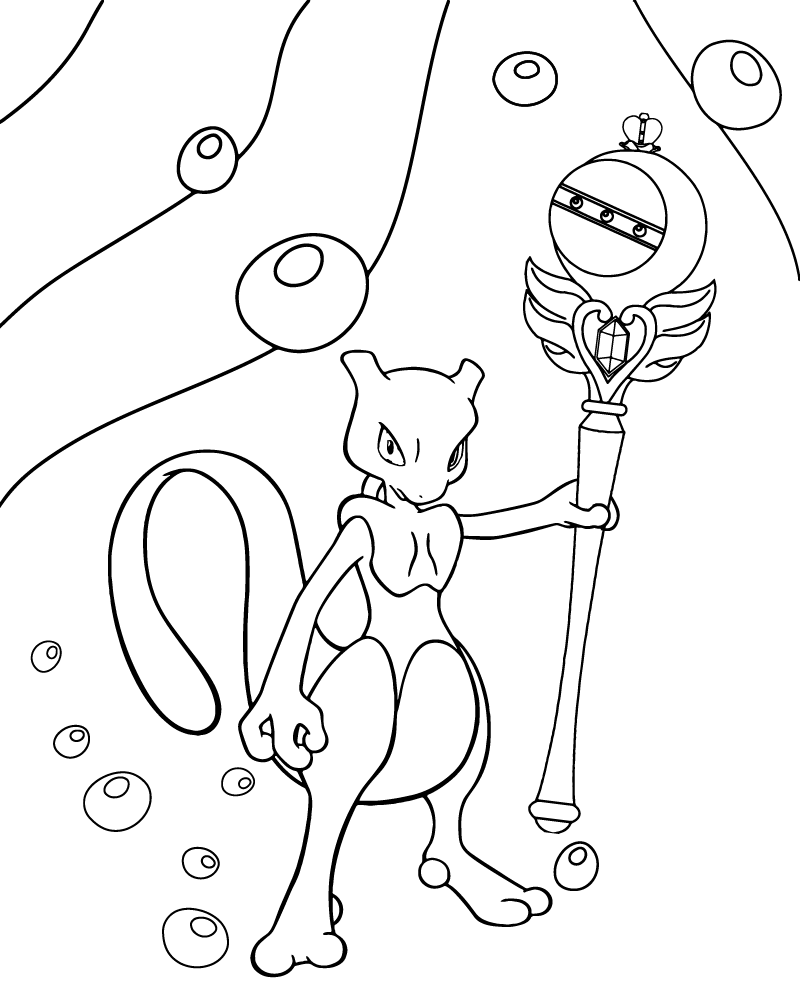 Cute Pokemon Coloring Page