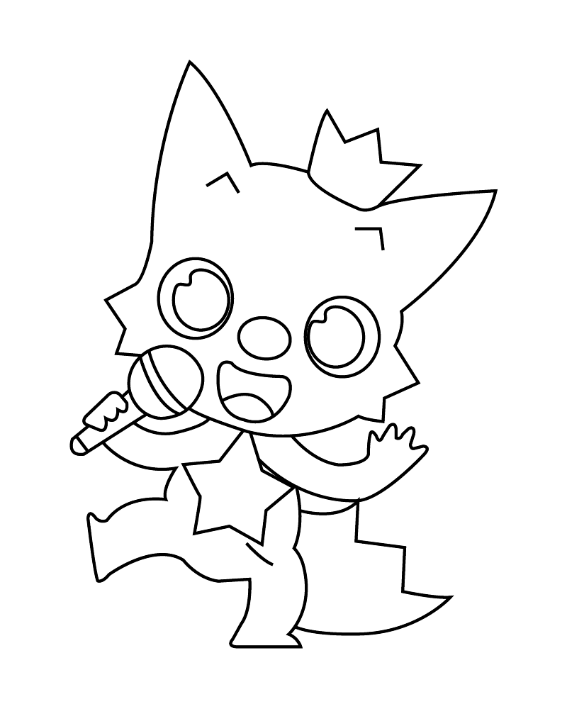Pinkfong Coloring Page