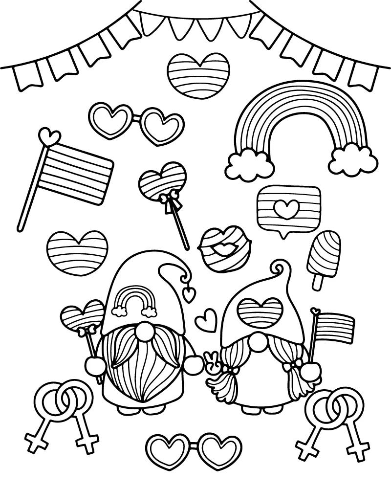 Pride Coloring Page
