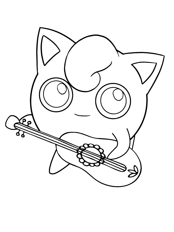 Jigglypuff Coloring Page