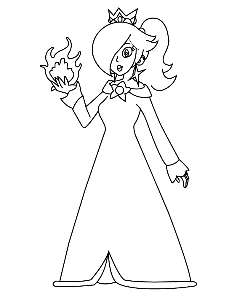 Rosalina Coloring Pages Coloring Page