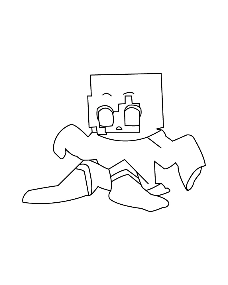 Aphmau Coloring Page