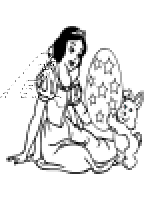 Snow White and Easter Bunny