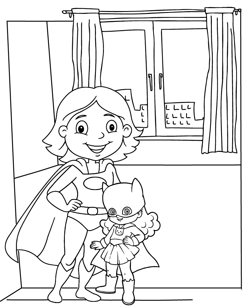 Cute Mom Coloring Pages Coloring Page