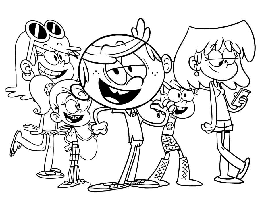 The Loud House Coloring Page