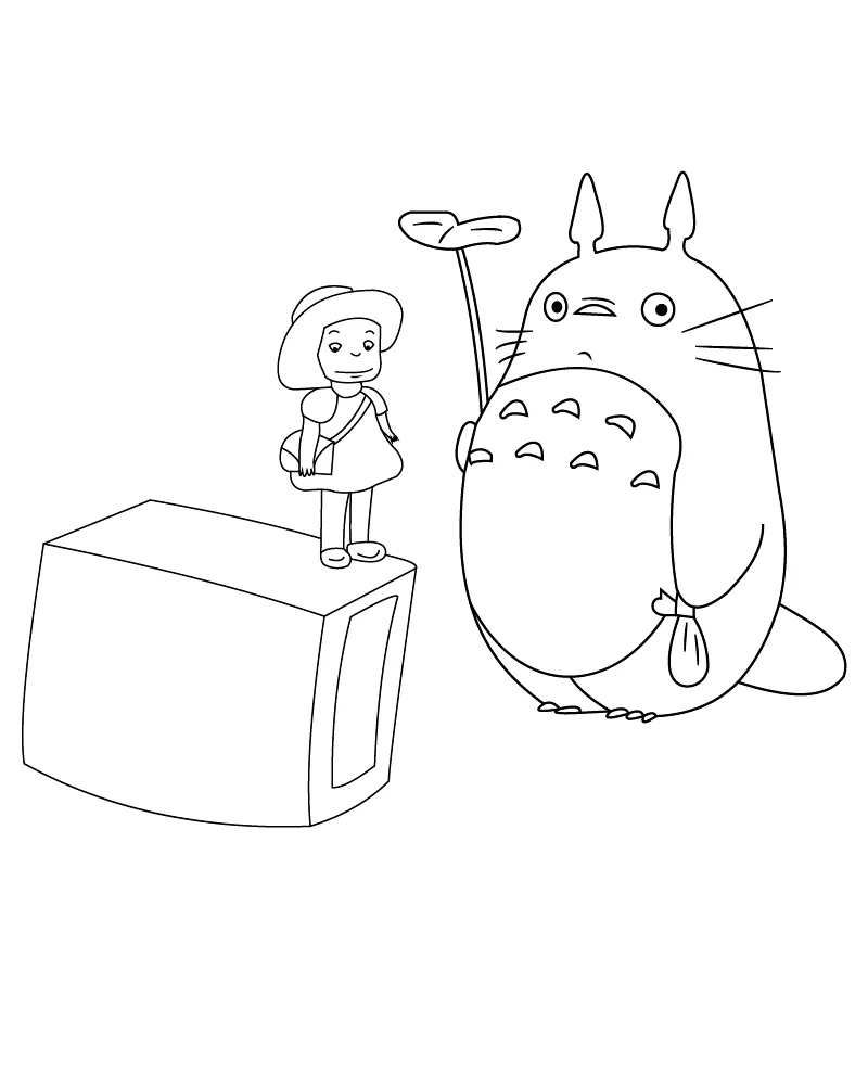 Studio Ghibli Coloring Pages Coloring Page