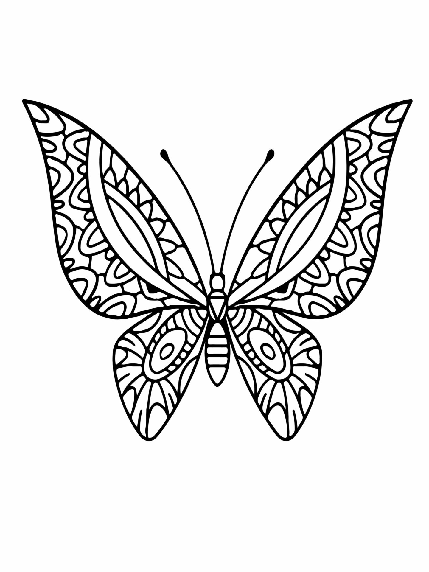 Exquisite Butterfly Coloring Page Free Printable Coloring Pages For Kids Exquisite Butterfly Coloring Page Free Printable Coloring Pages For Kids