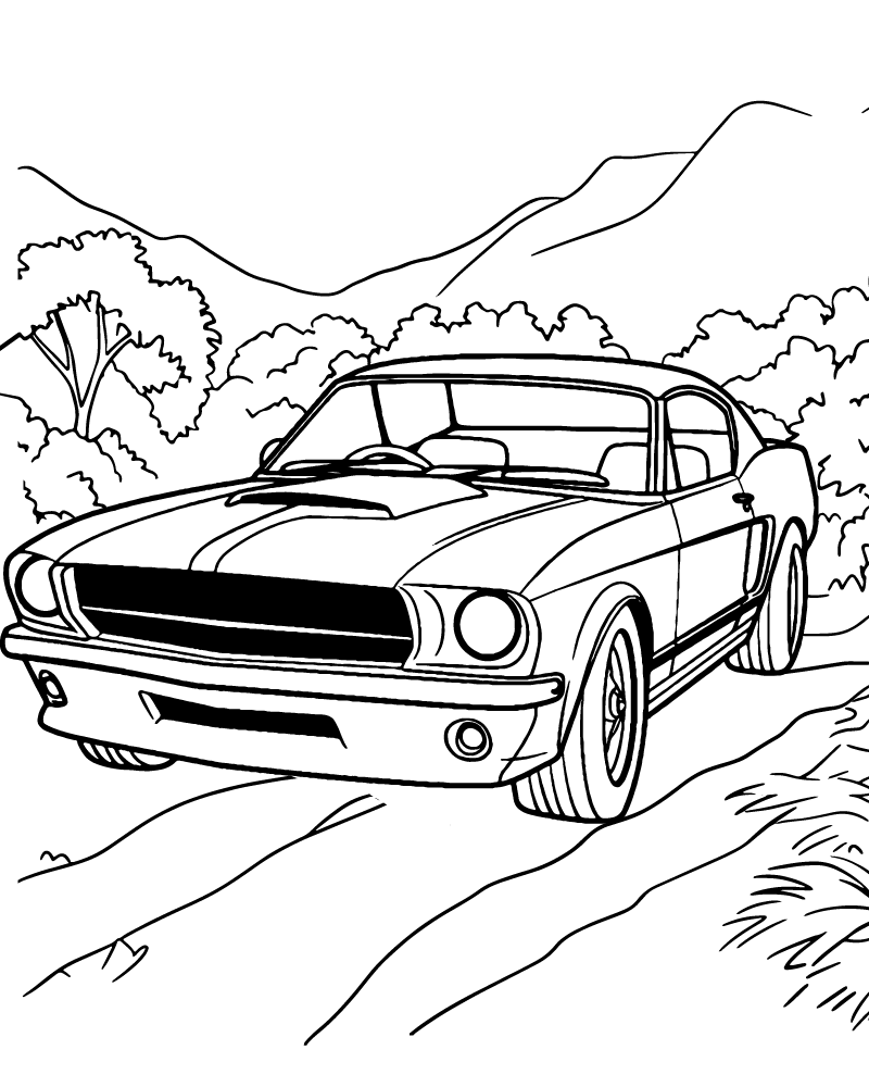 64 Impala Coloring Pages