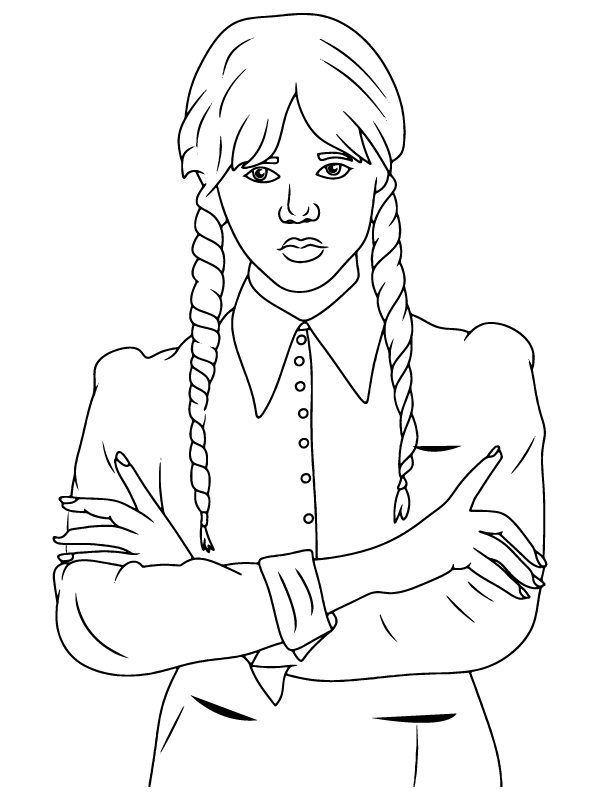 Wednesday Coloring Pages Coloring Pages For Kids And Vrogue co