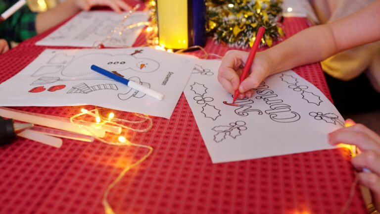 Holiday Party Ideas for Kids and Adults: Coloring Pages and More