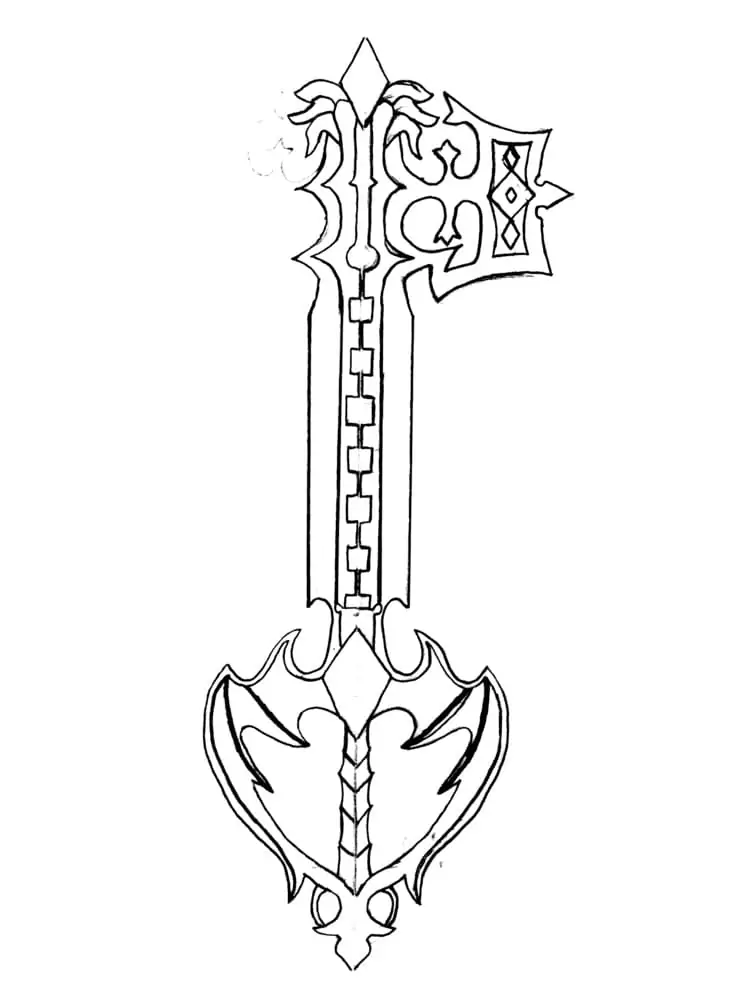 Key Coloring Page Key Coloring Page
