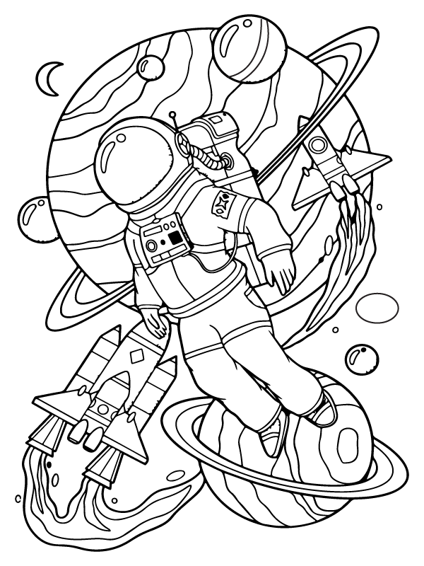 Nasa Coloring Page
