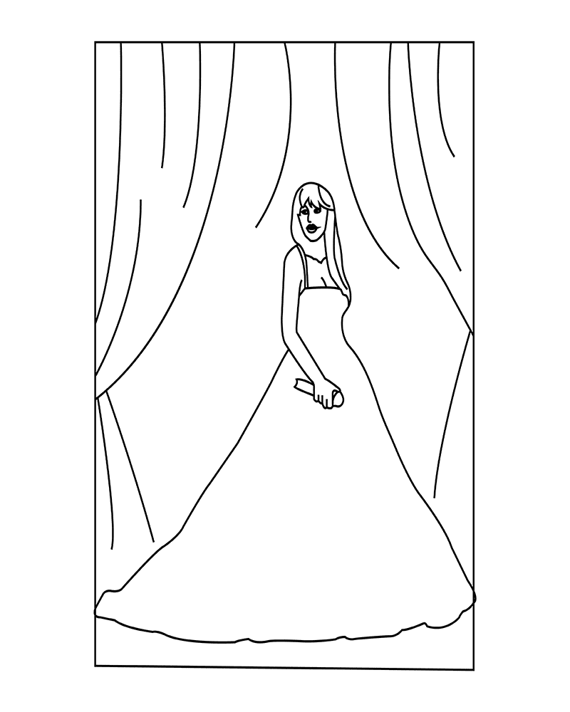 The Eras Tour Coloring Page
